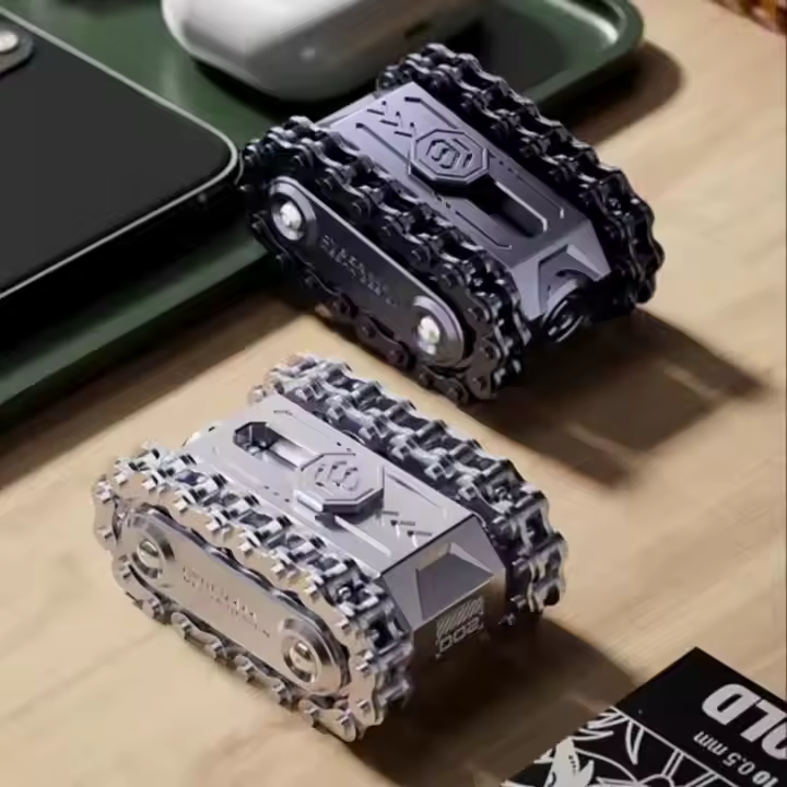 EDC Metal Fidget Spinner Tank Gear Roller Desk Toy Relieving Stress Se ...